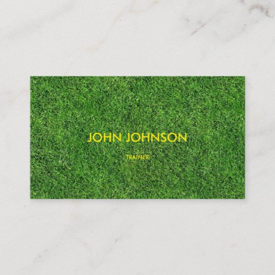Minimalistic Modern Trainer Golf Business Card | Zazzle.com