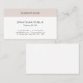Minimalistic Professional Elegant Classic Look Business Card | Zazzle