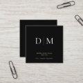 Minimalistic Realtor Square Business Card | Zazzle