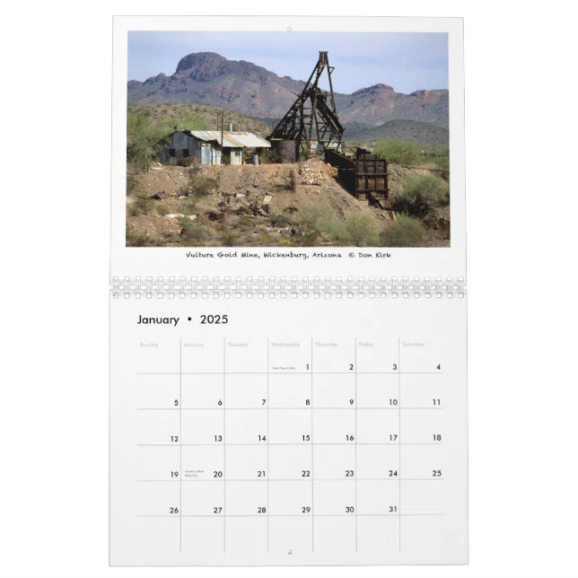 Mining Relics of the American West Calendar | Zazzle