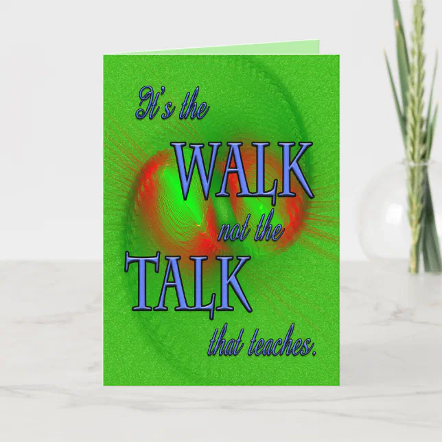 Ministry Appreciation Walk Thank You Card | Zazzle