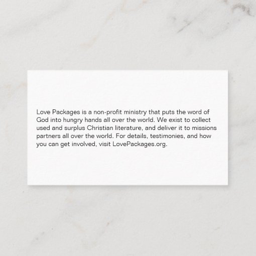 Ministry Cards (Pack of 100) | Zazzle