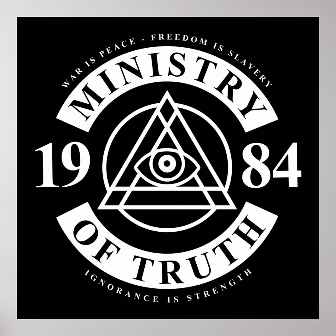 Ministry Of Truth Poster | Zazzle