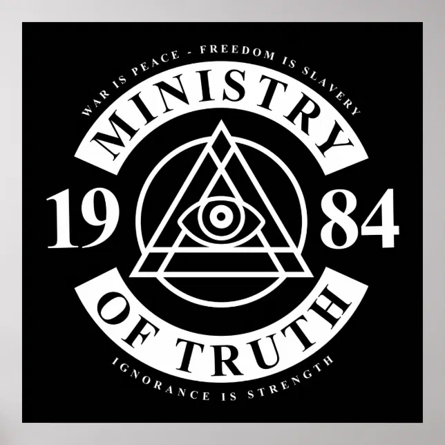 Ministry Of Truth Poster | Zazzle