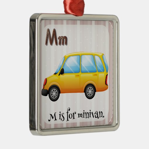 Minivan Metal Ornament | Zazzle