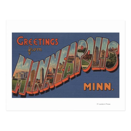 Minneapolis Postcard | Zazzle.com