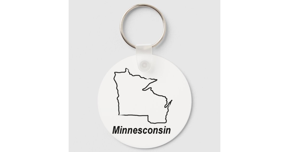 Minnesconsin Keychain | Zazzle