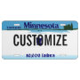Minnesota Custom License Plate | Zazzle