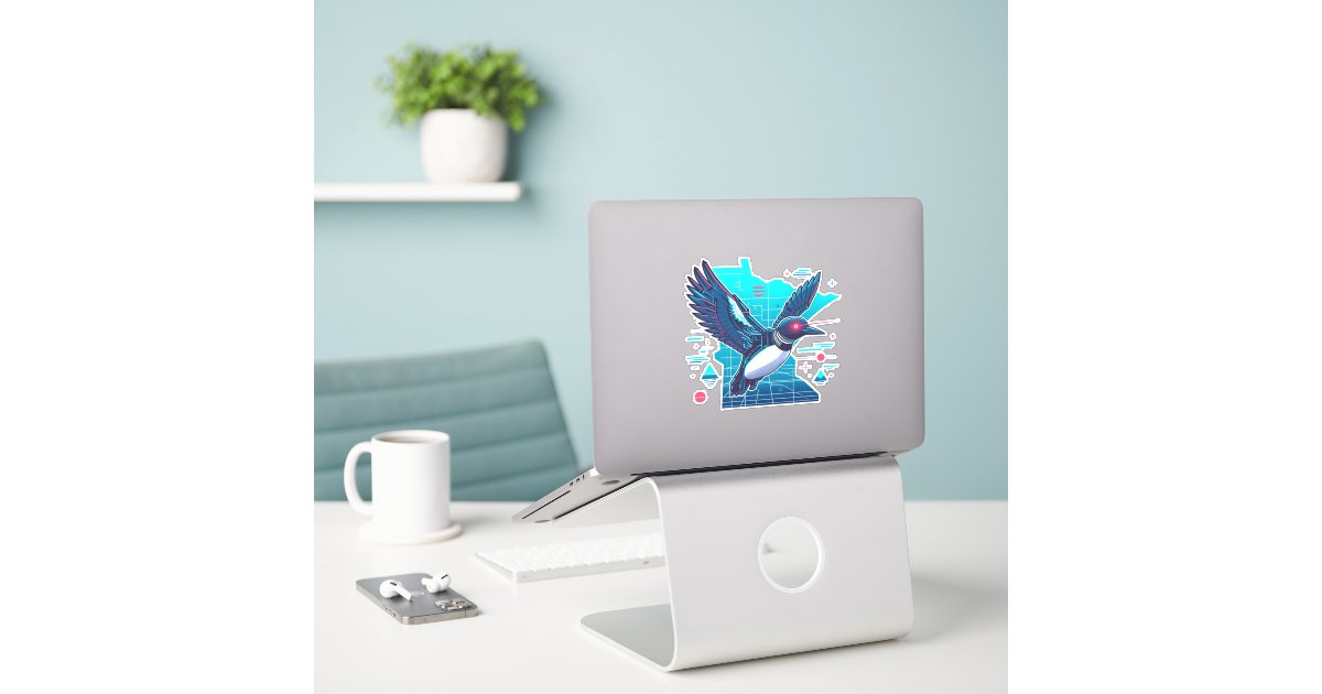 Minnesota Lazer Loon Sticker | Zazzle
