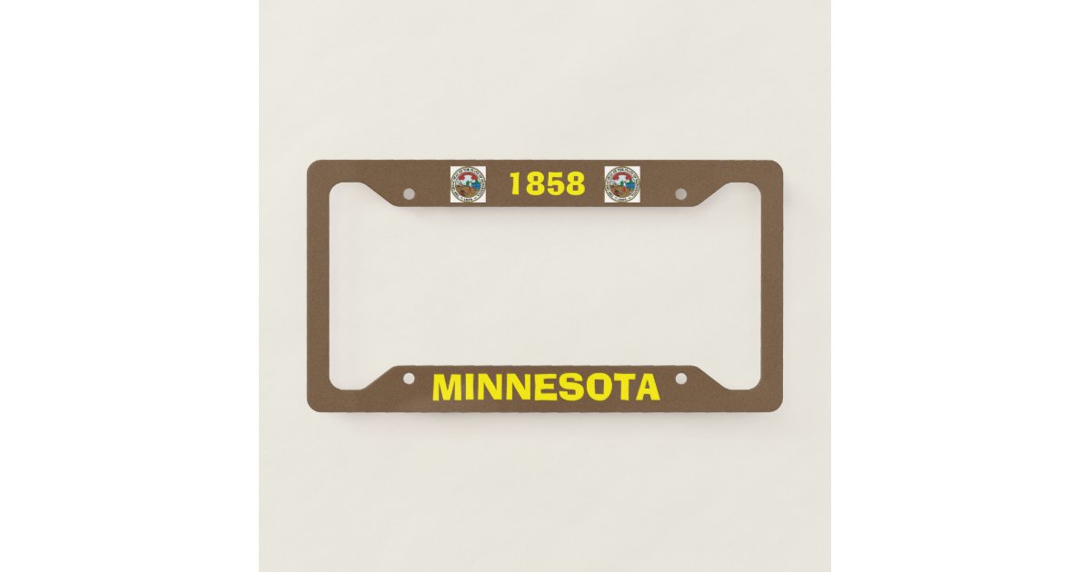 Minnesota License Plate Frame | Zazzle