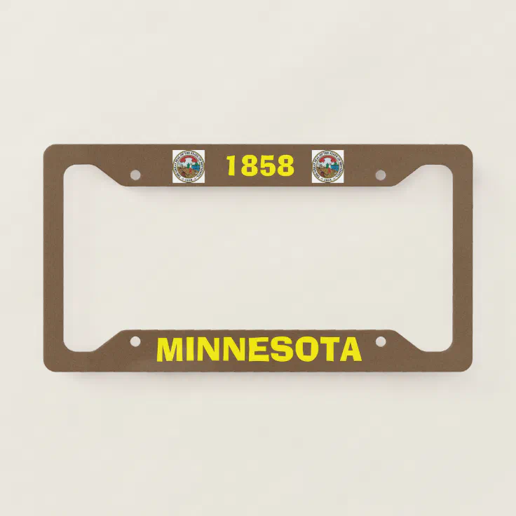 Minnesota License Plate Frame | Zazzle