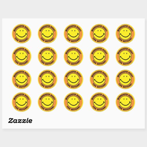 Minnesota Nice You Betcha Stickers | Zazzle