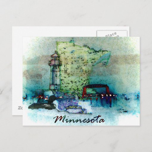 Minnesota Postcard | Zazzle