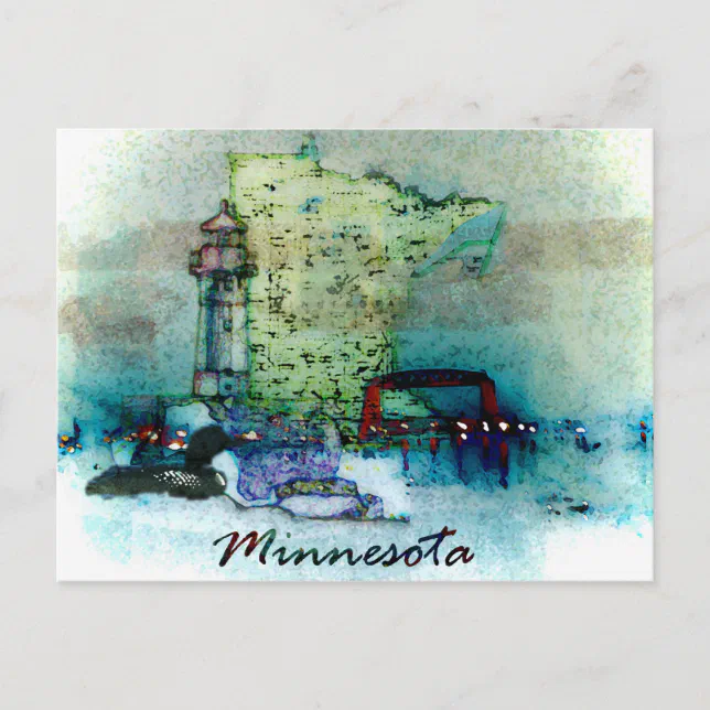 Minnesota Postcard | Zazzle