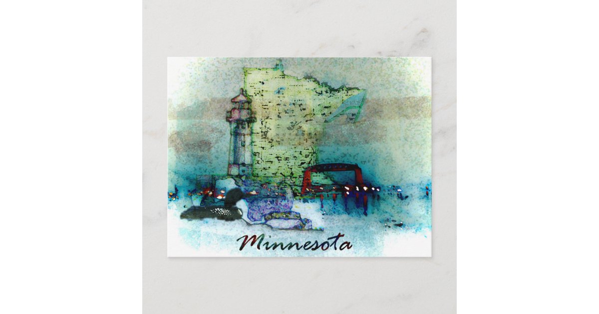 Minnesota Postcard | Zazzle
