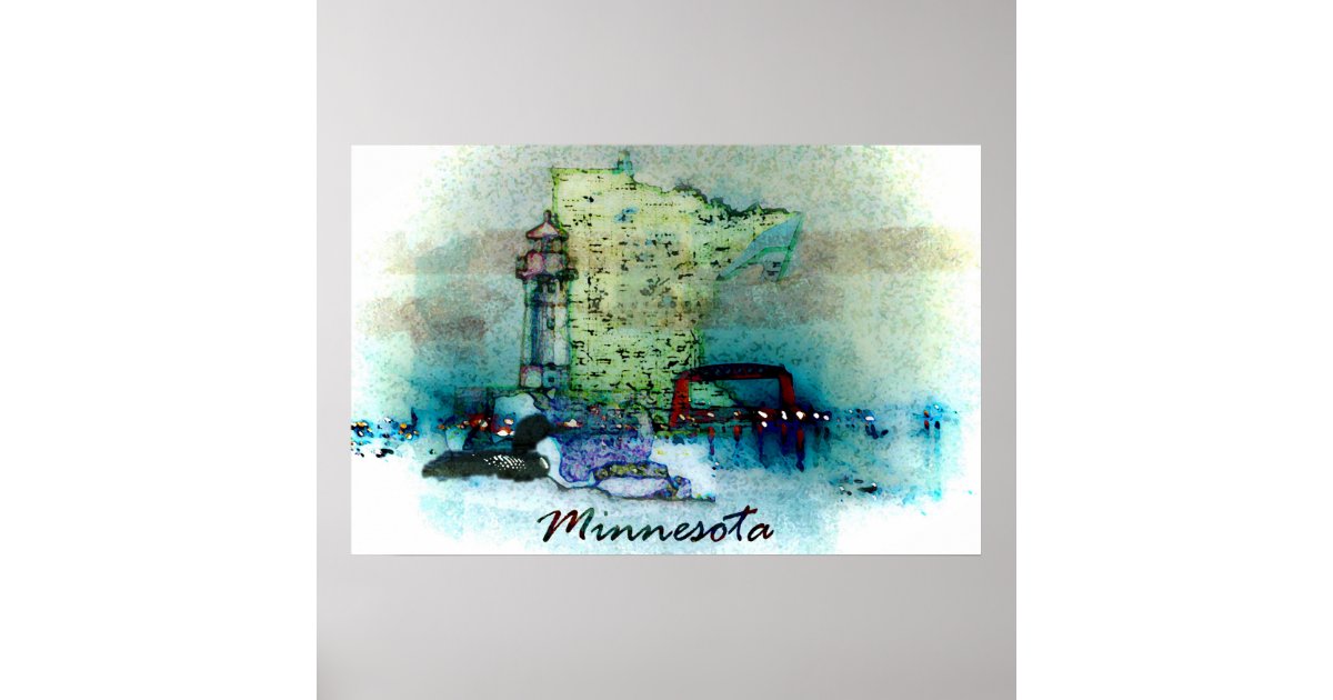 Minnesota Poster | Zazzle
