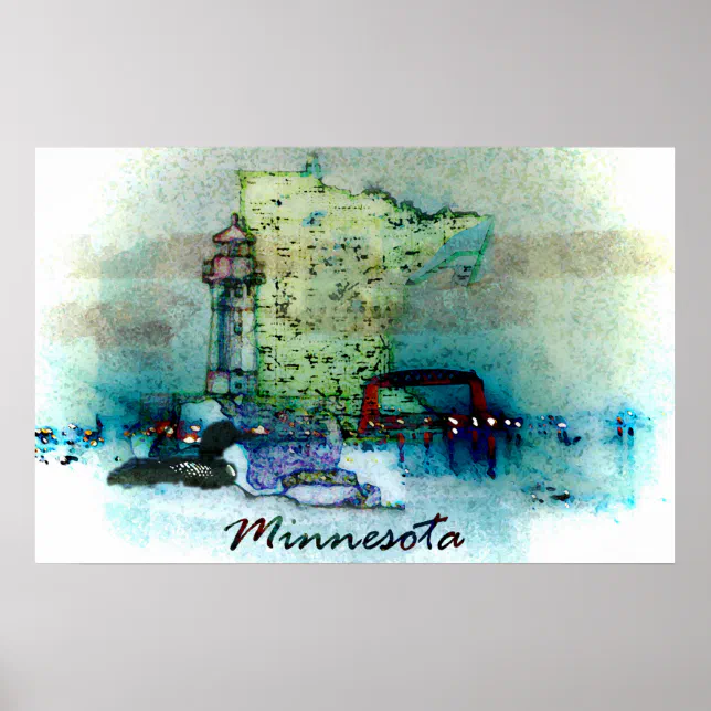 Minnesota Poster | Zazzle