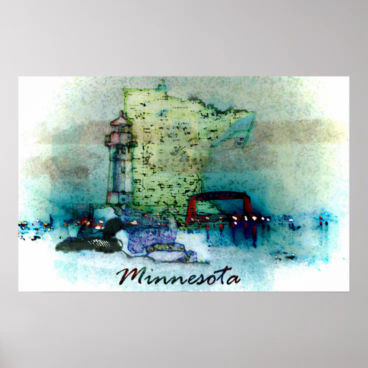 Minnesota Poster | Zazzle