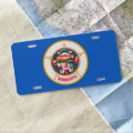 Minnesota State Flag Design Decor License Plate | Zazzle