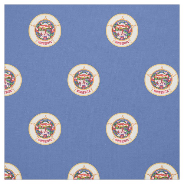 State of Minnesota Tartan Fabric | Zazzle