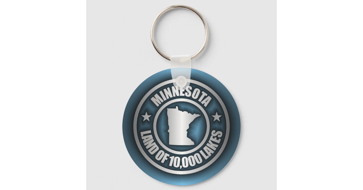 "Minnesota Steel 2" Keychains | Zazzle