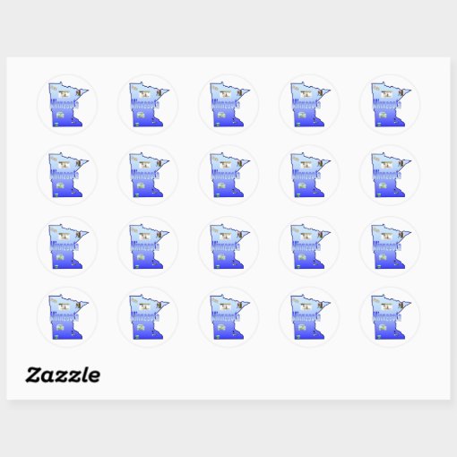 Minnesota Sticker | Zazzle