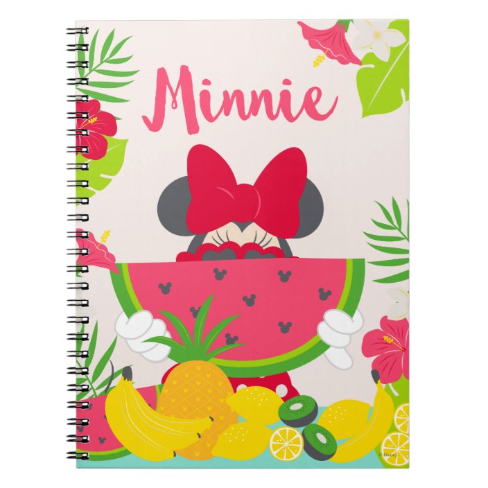 Minnie | Minnie's Tropical Adventure Notebook | Zazzle.com