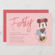 Minnie Mouse 40th Birthday Invitation | Zazzle