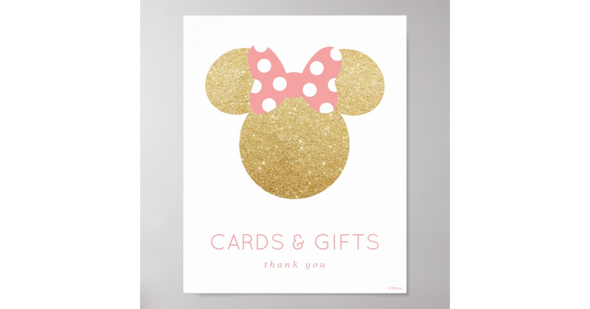 Minnie Mouse | Bachelorette Cards & Gifts Poster | Zazzle