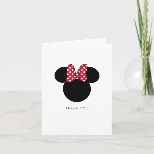 Minnie Mouse Bachelorette Party Weekend Thank You Card | Zazzle