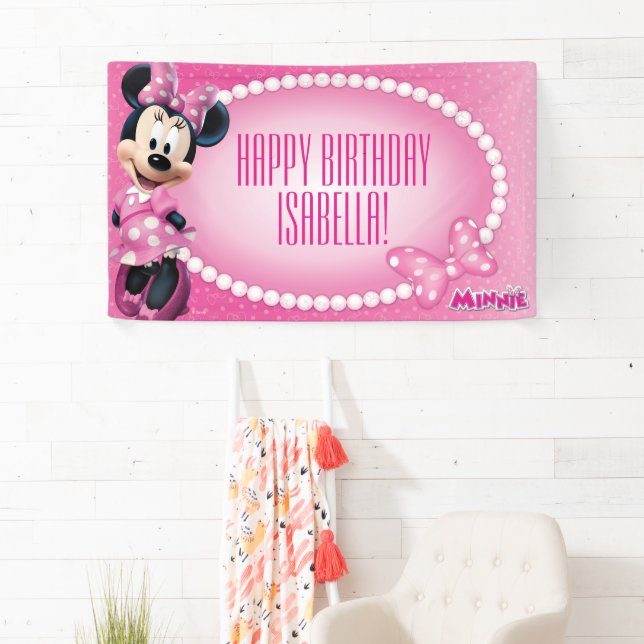 Minnie Mouse Birthday Banner