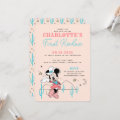 Minnie Mouse | Cowboy 1st Rodeo Birthday Invitation | Zazzle