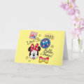 Minnie Mouse Crafted Greetings Card | Zazzle