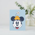 Minnie Mouse | Fun Flower Hat Postcard | Zazzle