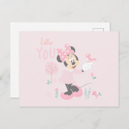 Minnie Mouse - Hello You Postcard | Zazzle