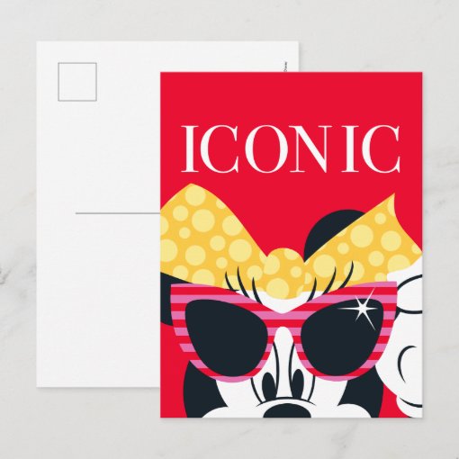 Minnie Mouse | Hollywood - Iconic Mouse Postcard | Zazzle