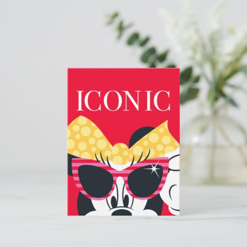 Minnie Mouse | Hollywood - Iconic Mouse Postcard | Zazzle