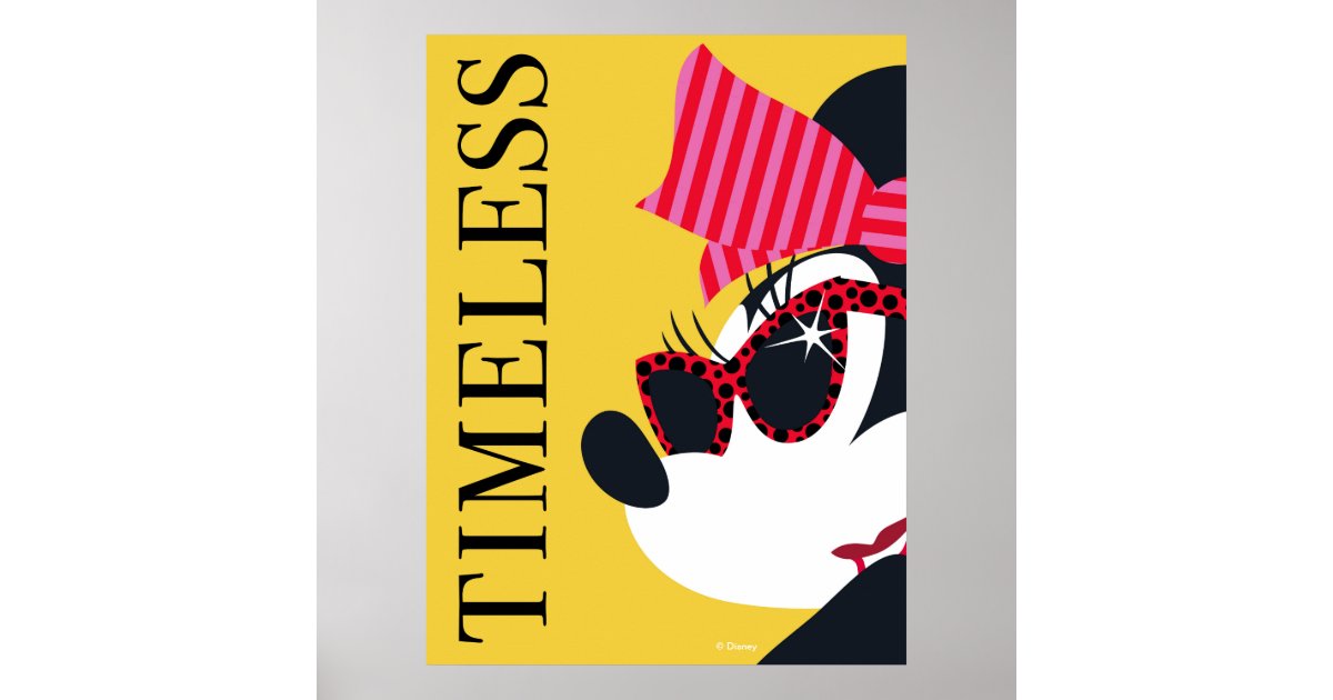 Minnie Mouse | Hollywood - Timeless Poster | Zazzle