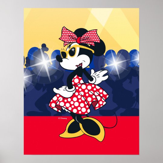 Minnie Mouse | Hollywood's Leading Lady Poster | Zazzle.com