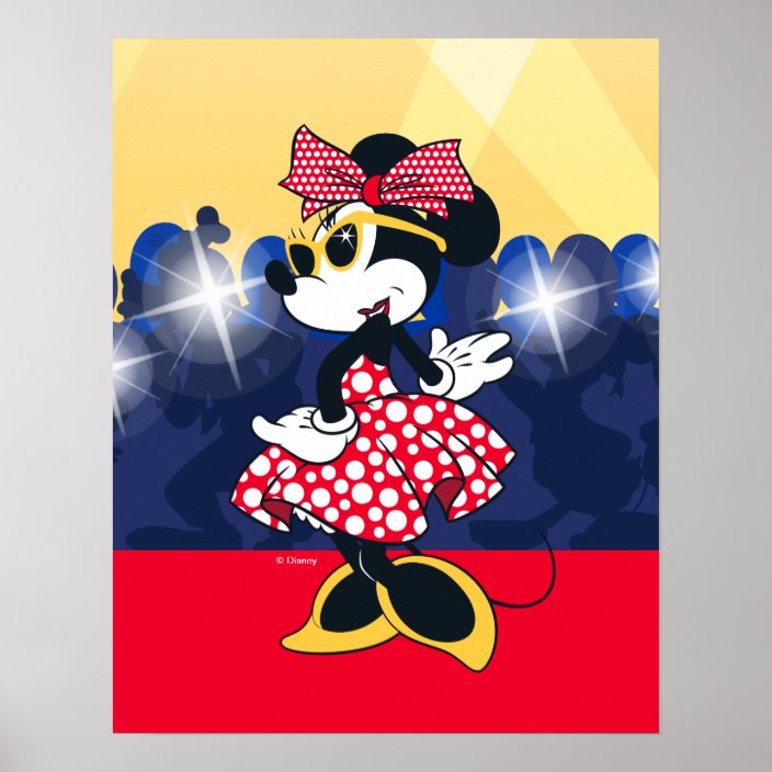 Minnie Mouse | Hollywood's Leading Lady Poster | Zazzle.com
