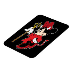 Minnie Mouse in Devil Costume Magnet | Zazzle