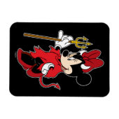 Minnie Mouse in Devil Costume Magnet | Zazzle