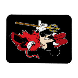 Minnie Mouse in Devil Costume Magnet | Zazzle