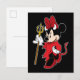 Minnie Mouse in Devil Costume Postcard | Zazzle