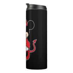 Minnie Mouse in Devil Costume Thermal Tumbler | Zazzle
