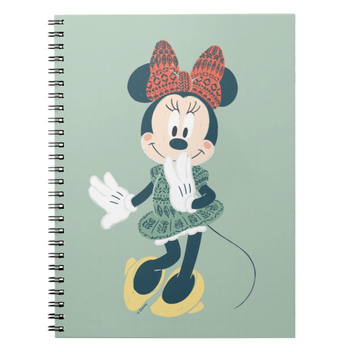 Minnie Mouse | Never Stop Exploring Notebook | Zazzle.com