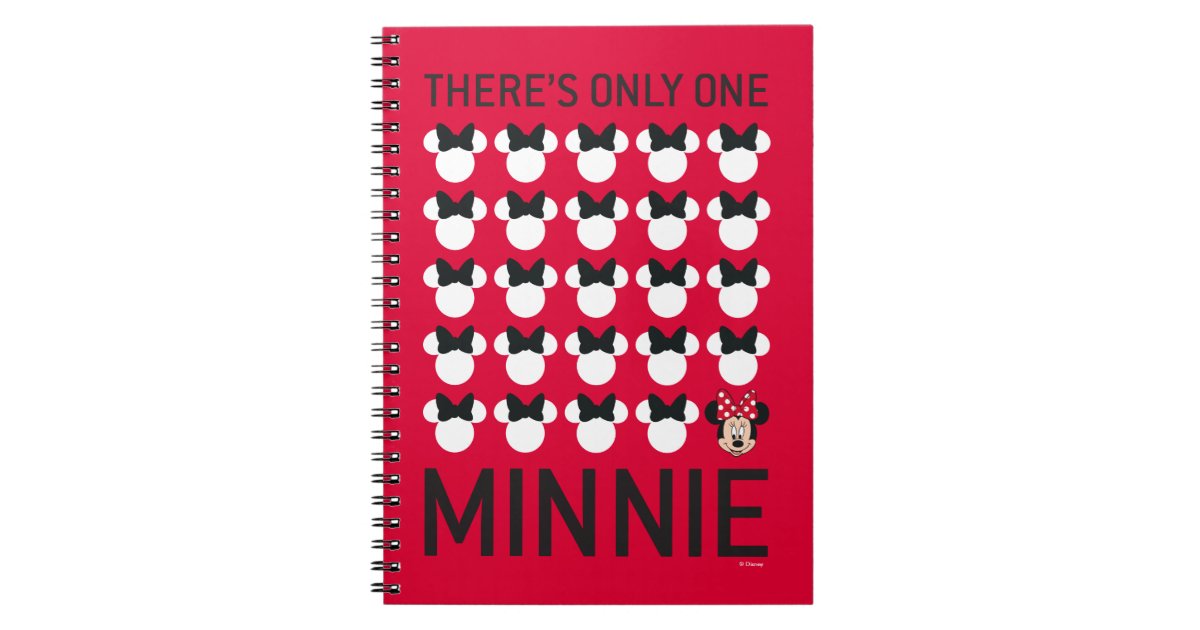 Minnie Mouse | Only One Minnie Notebook | Zazzle
