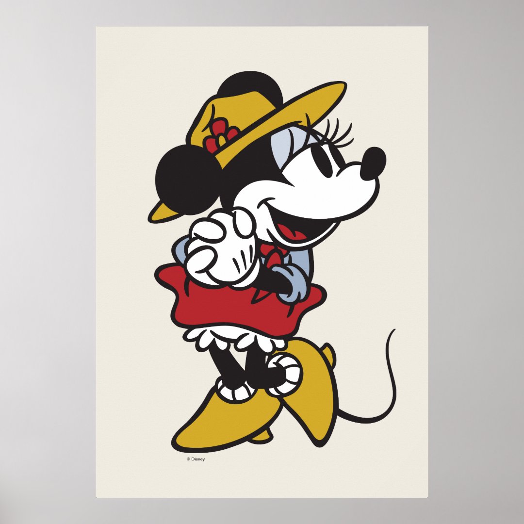 Minnie Mouse | Outdoor Minnie Poster | Zazzle
