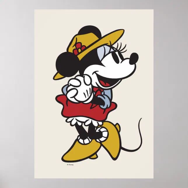 Minnie Mouse | Outdoor Minnie Poster | Zazzle