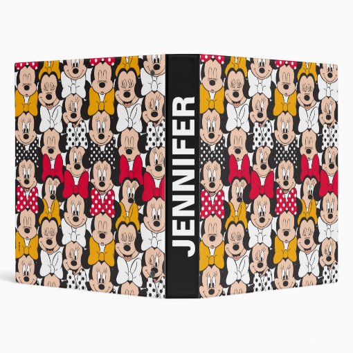 Minnie Mouse | Pattern Binder | Zazzle
